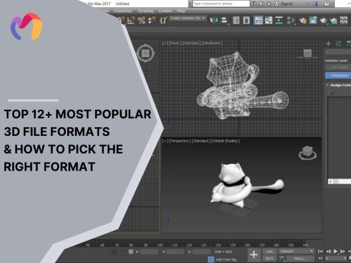 Top 12+ Most Popular Types of 3D File Formats
