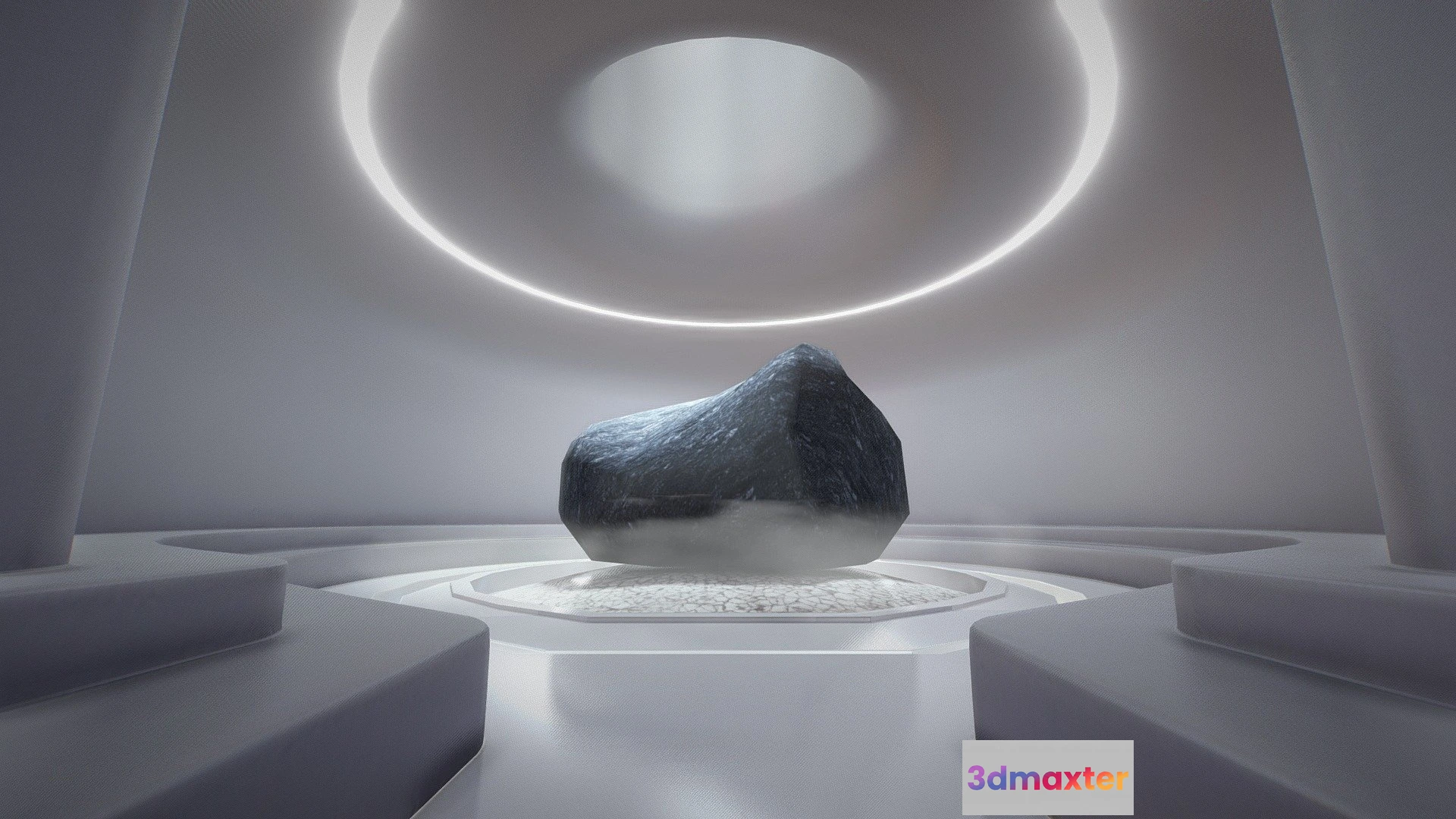 PBR Game 3D Models - Vr Zen Clean Room El10 3D Max - 3DMAXTER