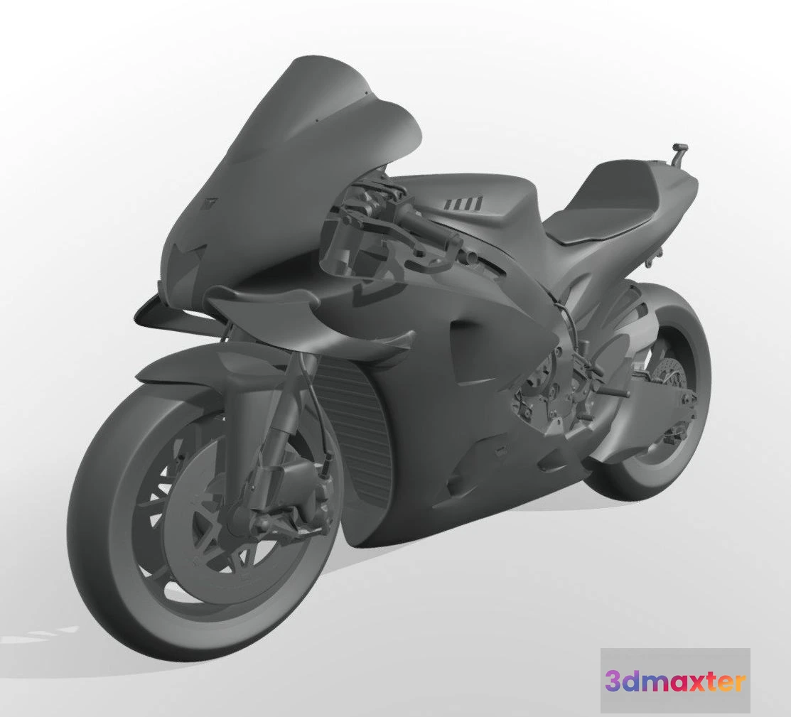 PBR Game 3D Models - Yamaha Yzf M1 Racing 2020 Ready To Print Stl 3D ...
