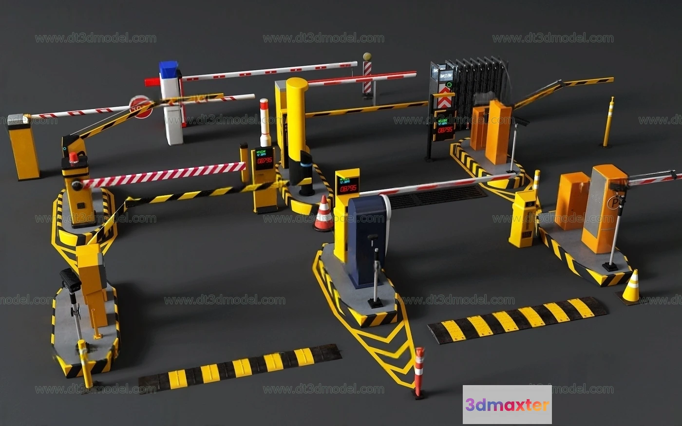 Fence 3D Models for Free Download - Architecture Fence - 001 - VRAY ...