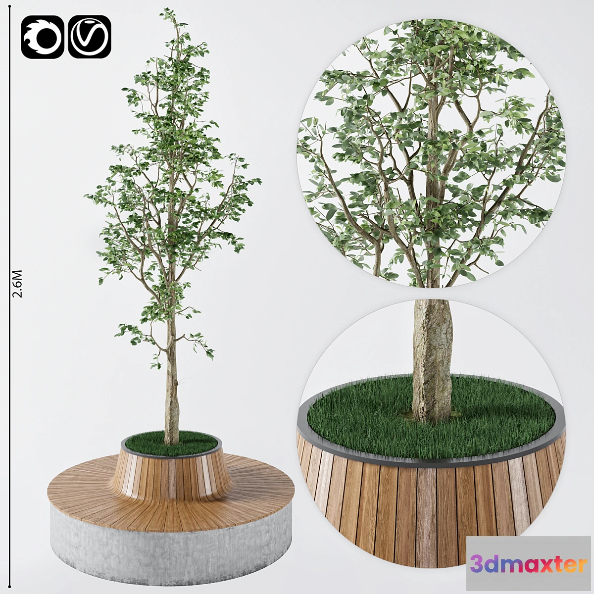 Rest zone 3D Max - 3DMAXTER