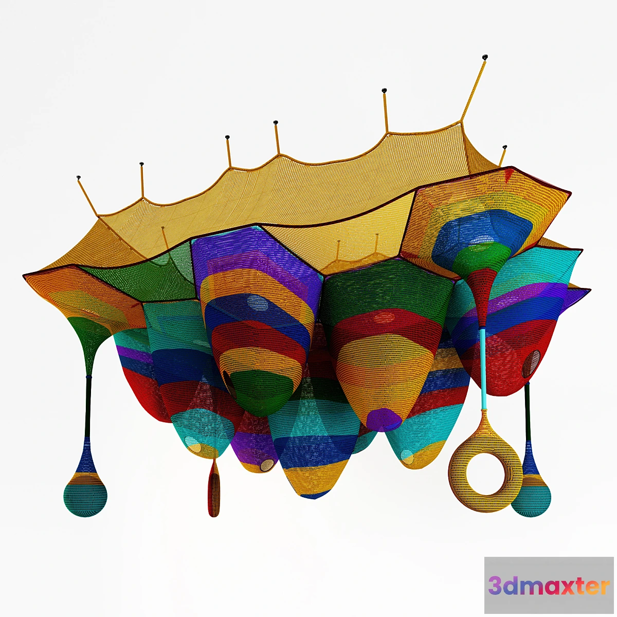 Children's mesh labyrinth "Beehive" 3D Max - 3DMAXTER