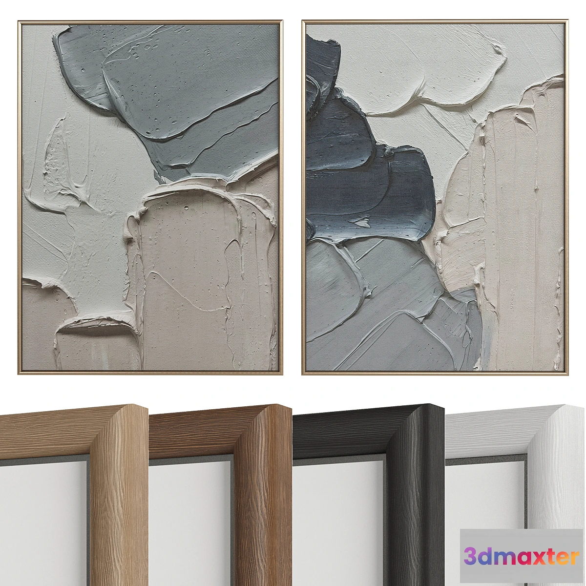 Minimalist Abstract Painting №122 3D Max - 3DMAXTER