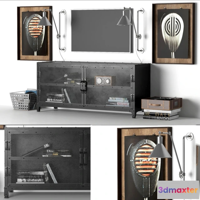 decoration - Console Hopper RH III 3D Max - 3DMAXTER