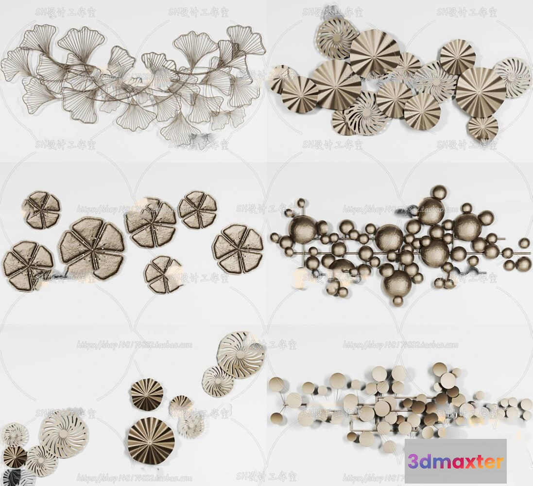 Wall Decoration - 3D Models - 0006 - 3DMAXTER