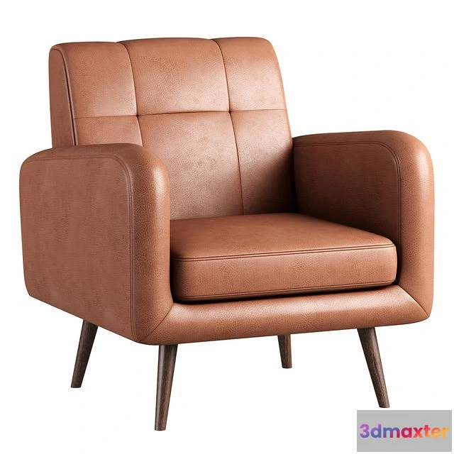 Carson Carrington Keflavik Mid-century Arm Chair 3D Max - 3DMAXTER