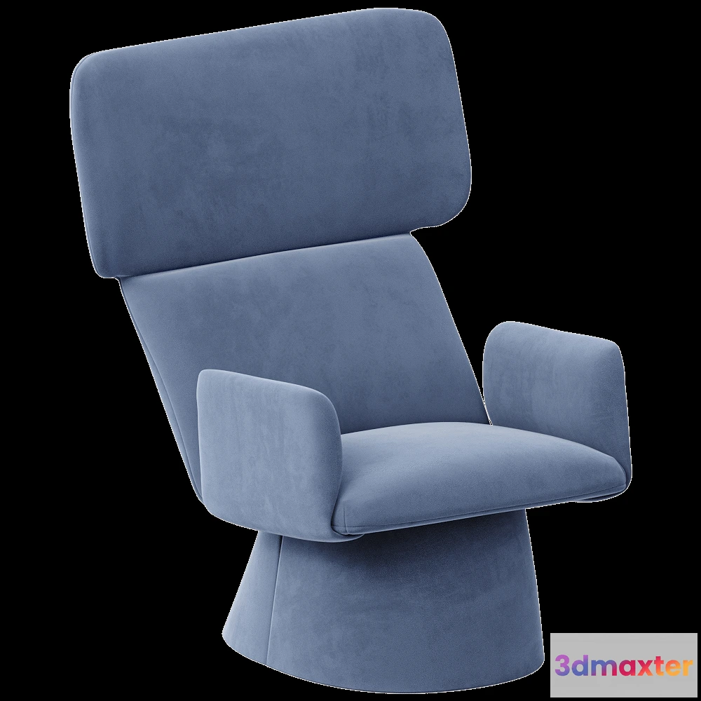 Sancal - Lounge chair Elle 3D Max - 3DMAXTER