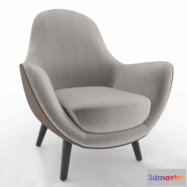 furniture - MAD KING by Poliform armchair 3D Max - 3DMAXTER