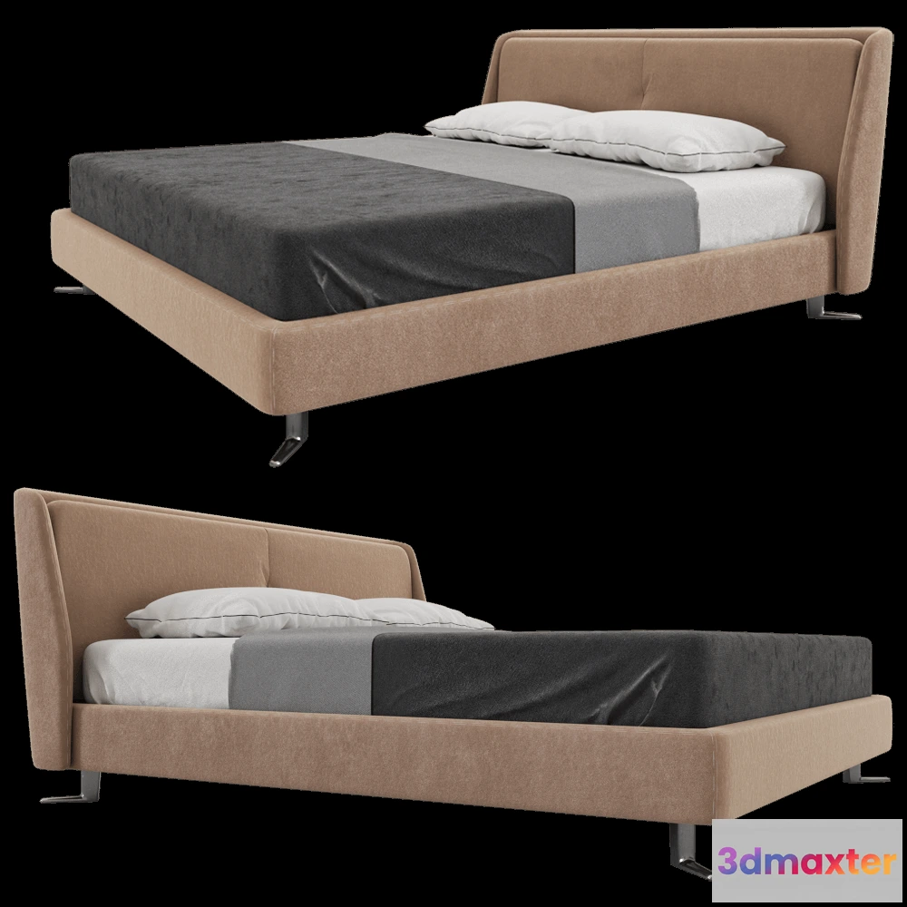 KRISTIE - Bed Monaco 3D Max - 3DMAXTER