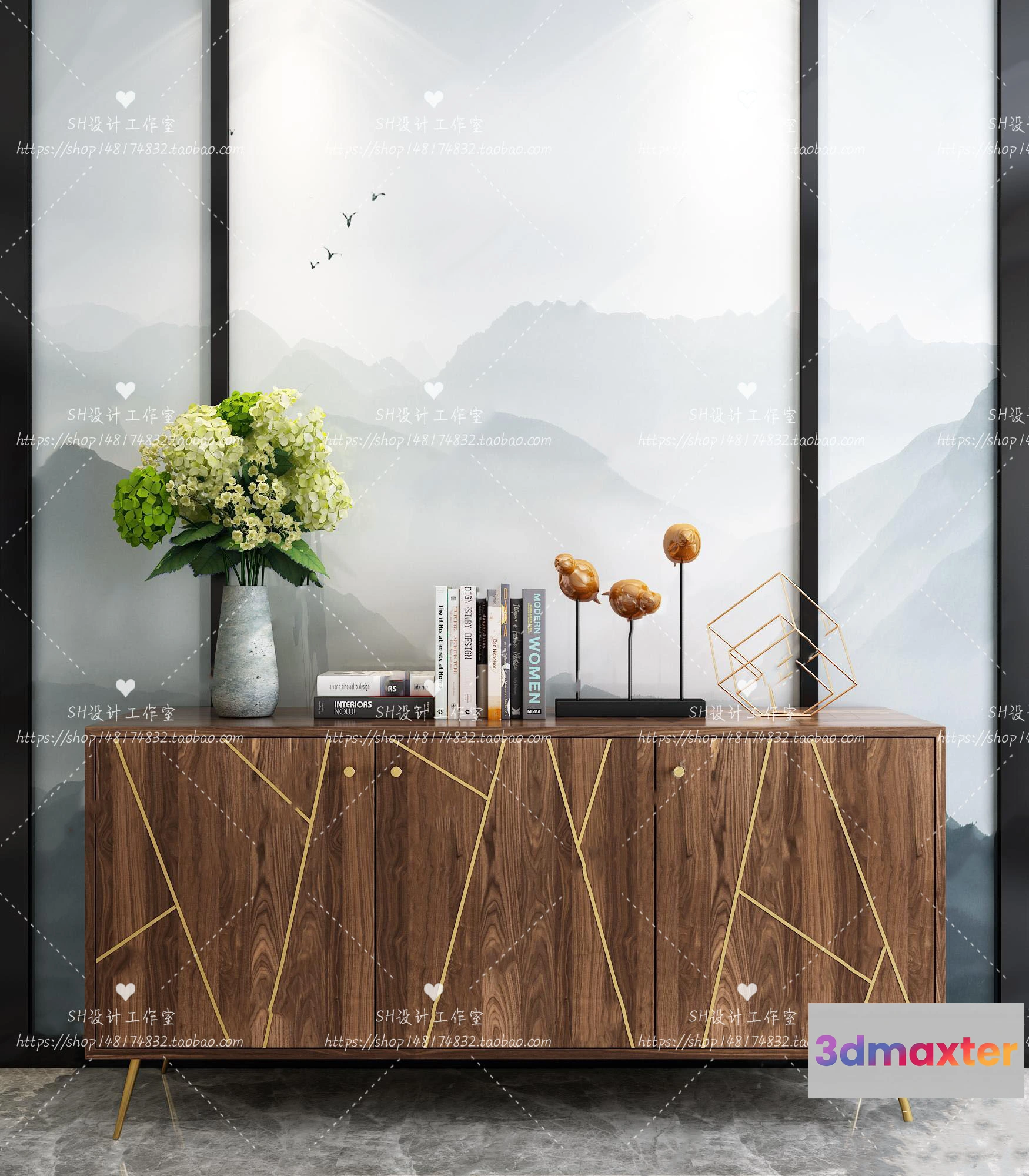 Side Cabinets - 3D Models - 0149 - 3DMAXTER