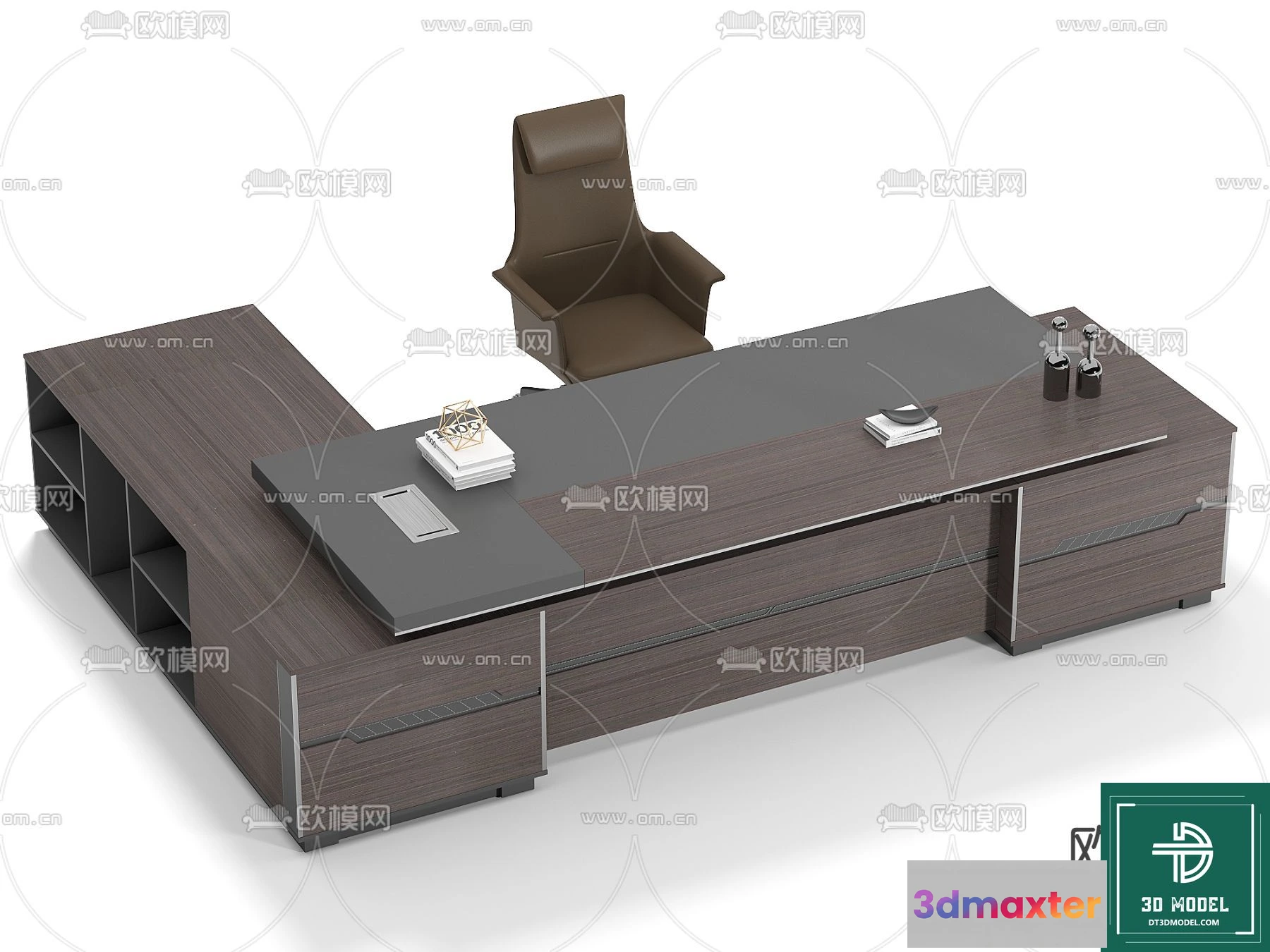 Desk 3D Model for Office - Furniture and Interior Design - 117 3D Max ...