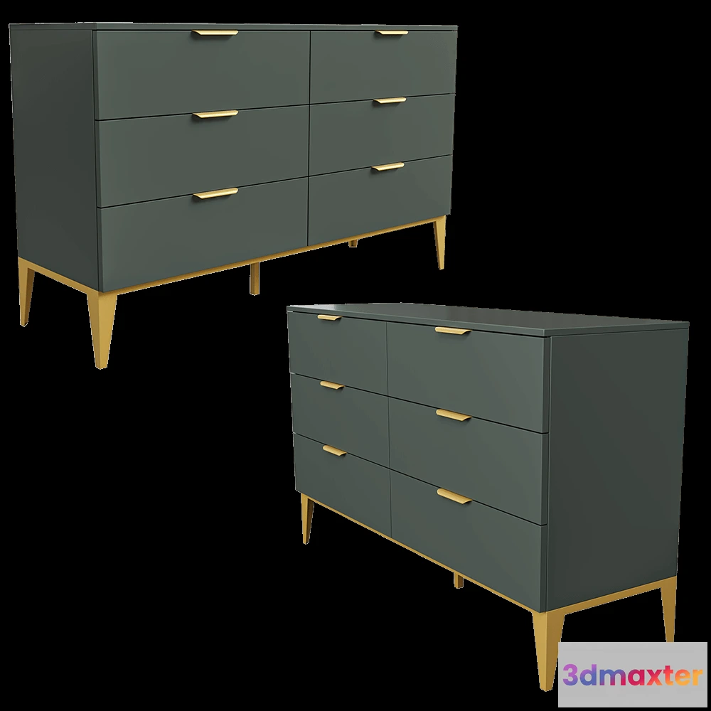 Mister Room - Chest of drawers DIAMONT 19 3D Max - 3DMAXTER