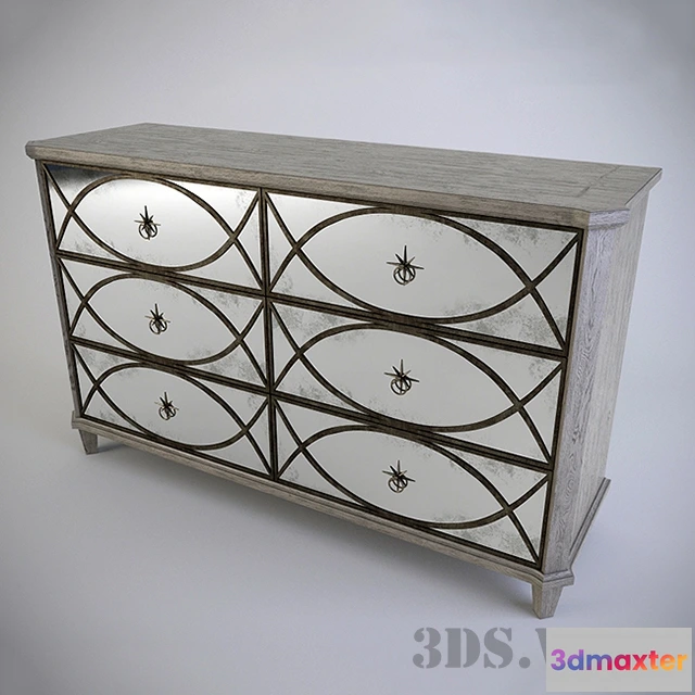 furniture - Chest of drawers Bernhardt Marquesa Dresser (359-044) 3D Max - 3DMAXTER