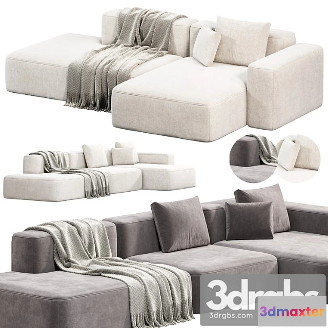 Mags Soft 2 5 Seater Sofa By Hay Divany 10 - 3DMAXTER