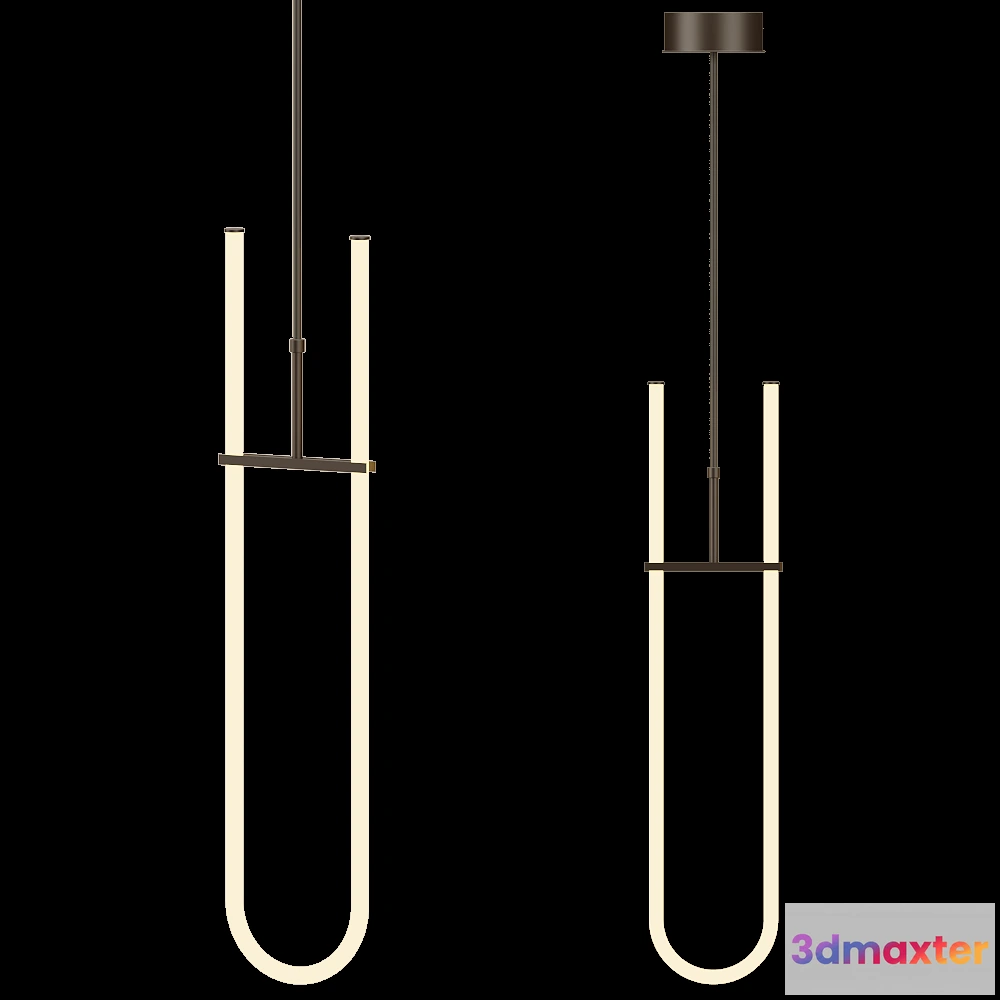 101 Copenhagen - Pendant lamp Curve 1 3D Max - 3DMAXTER