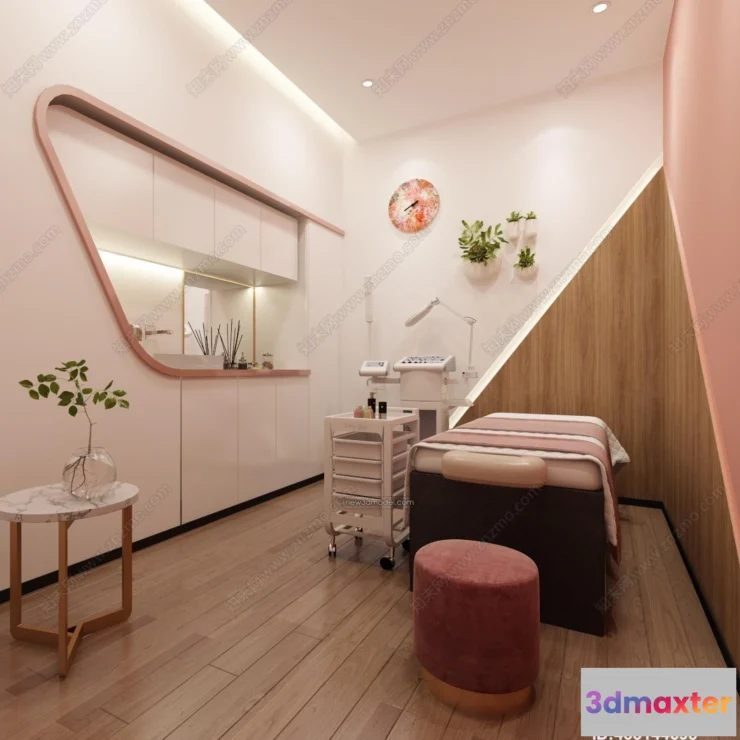 Spa And Massage - 3D Interior Scene - 3D Models - 143 3D Max - 3DMAXTER