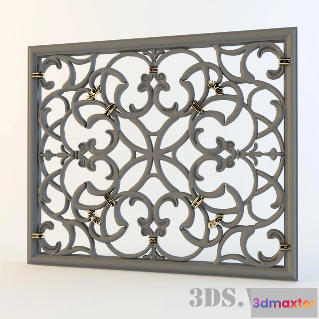 other-models - Decorative grille for radiator 3D Max - 3DMAXTER