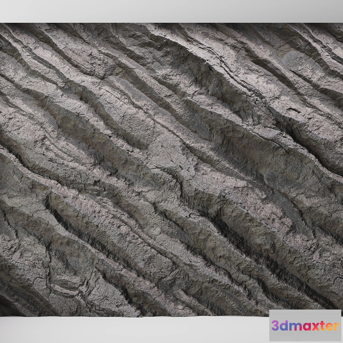 Rock cliff wall №25 3D Max - 3DMAXTER