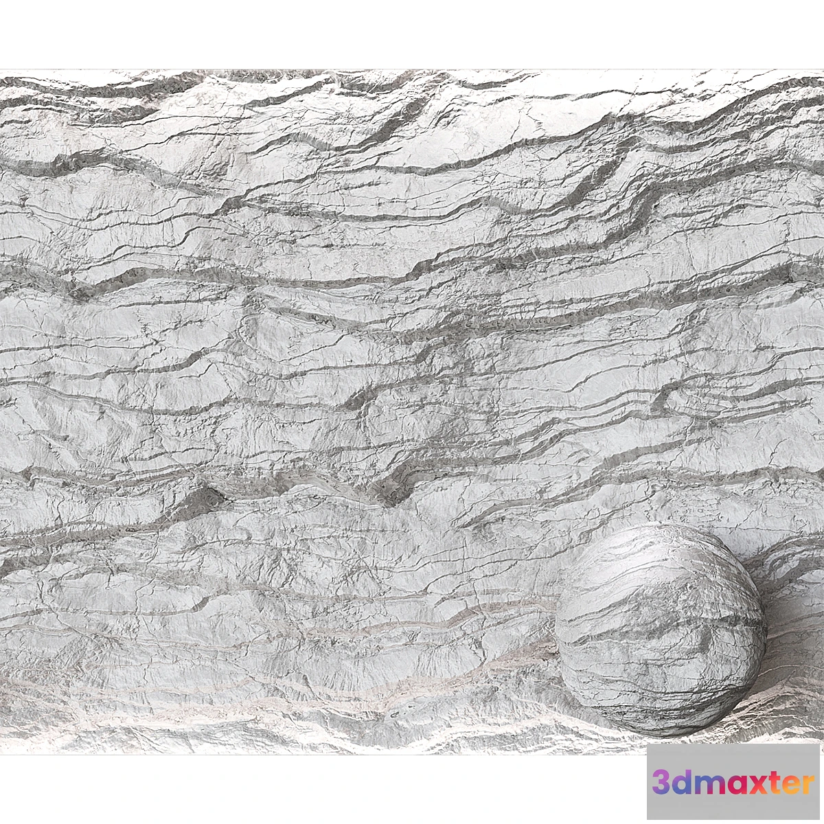 Stone Cliff Wall №18 rock 3D Max - 3DMAXTER